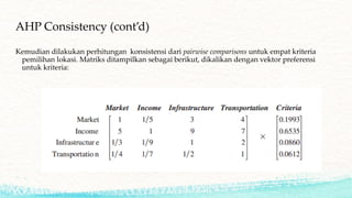 Ahp-analytical hierarchy process | PDF