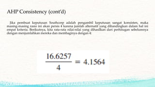 Ahp-analytical hierarchy process | PDF