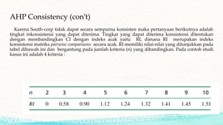 Ahp-analytical hierarchy process | PDF