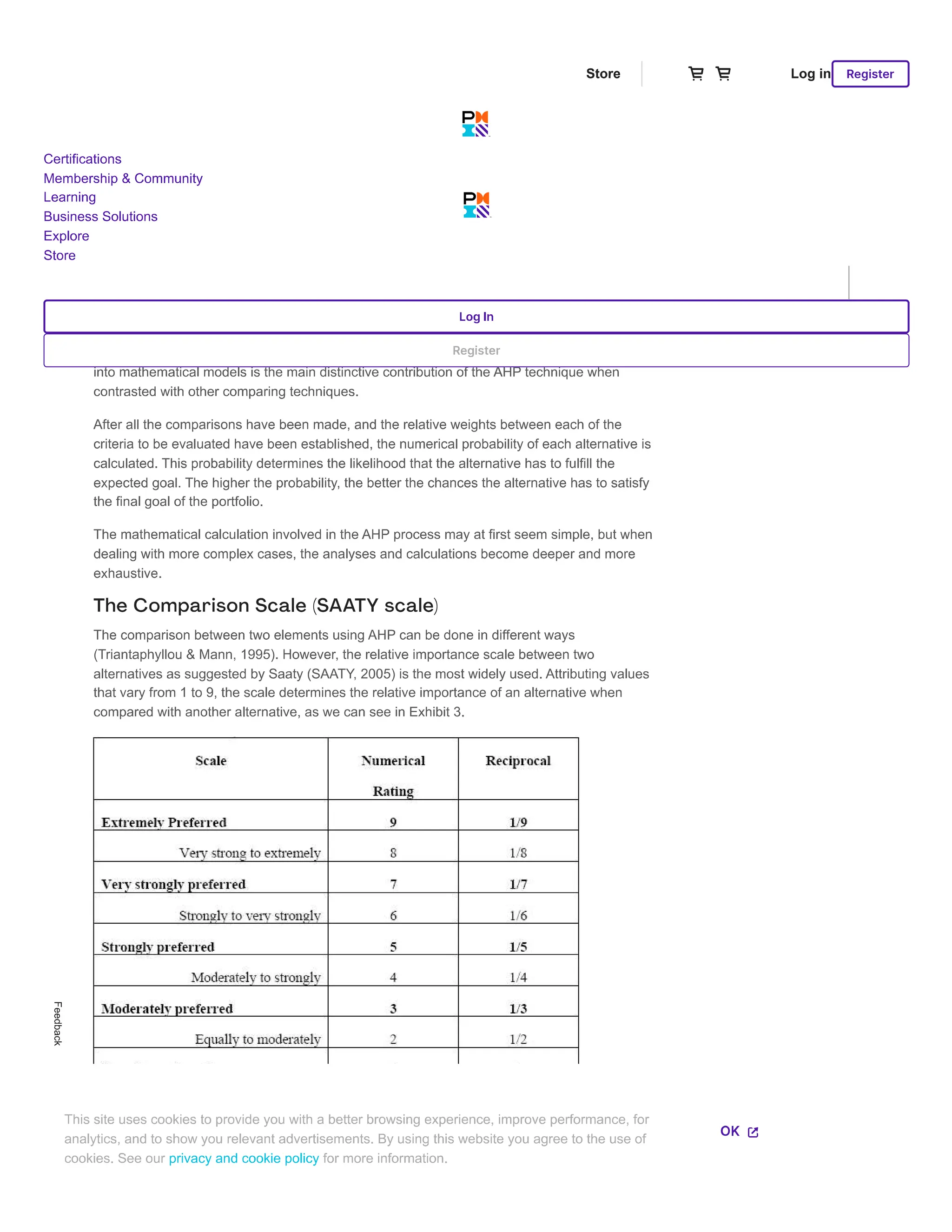 Analytical Hierarchy Process with examples.pdf | Business | Business ...