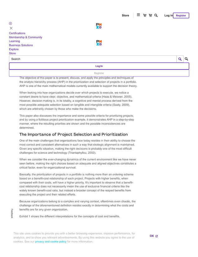 Analytical Hierarchy Process with examples.pdf | Business | Business and Finance