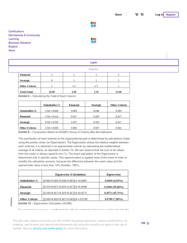 Analytical Hierarchy Process with examples.pdf | Business | Business ...