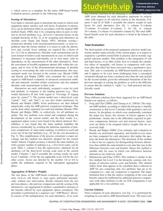 AHP-Based Equipment Selection Model For Construction Projects | PDF