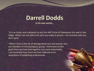 2011 AHP Champion Award Presentation | PPTX | Equine Sports | Sports