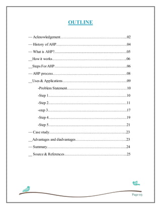 AHP-ANALYTIC HIERARCHY PROCESS- How To Slove AHP in Excel | DOCX ...