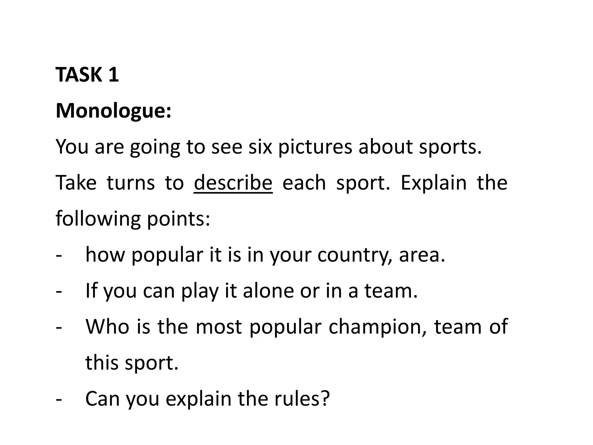 Ahp sports-speaking | PPTX