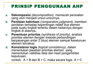 Ahp+&+aplikasi | PPT