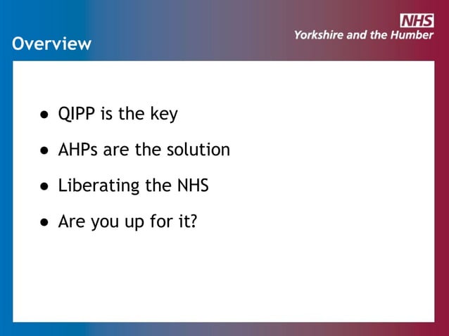 QIPP: An Overview | PPT