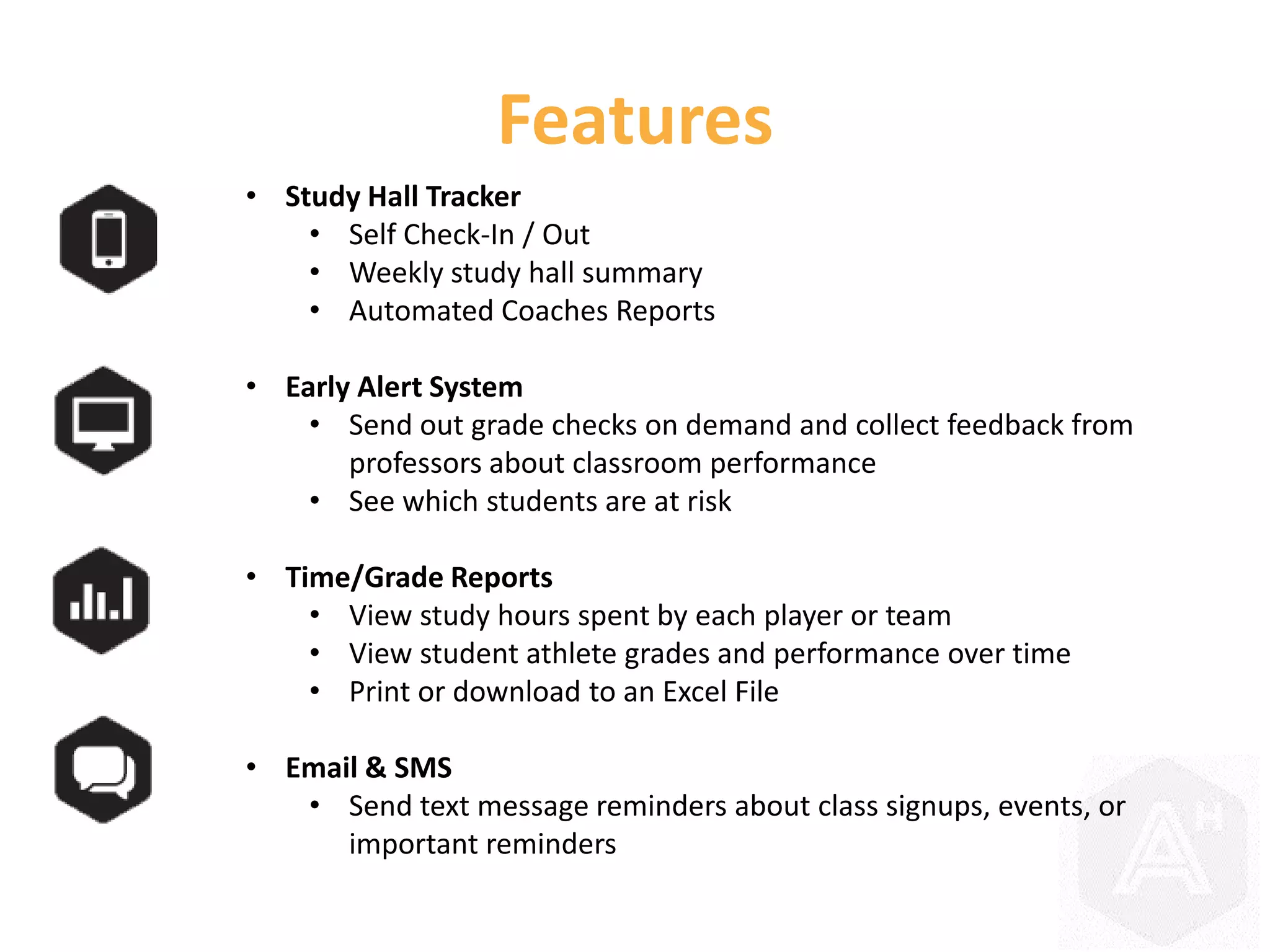 Automating Student Athlete Study Hall and Grade Checks | PPTX