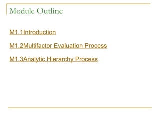 Introduction to AHP Method - Examples and Introduction | PPT