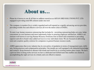 Ahrs india-2017 | PPT