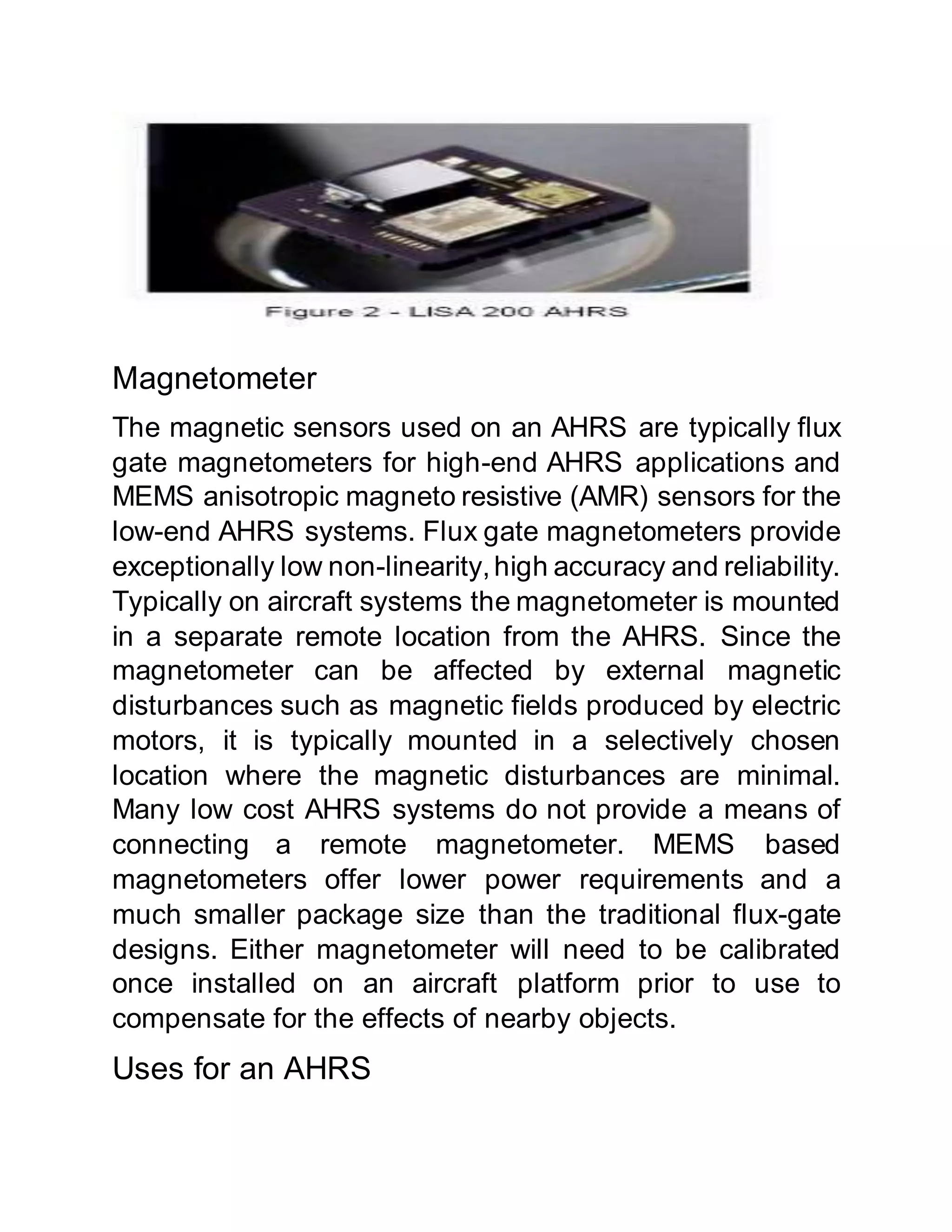 Ahrs navigation mechanism and applications | DOCX
