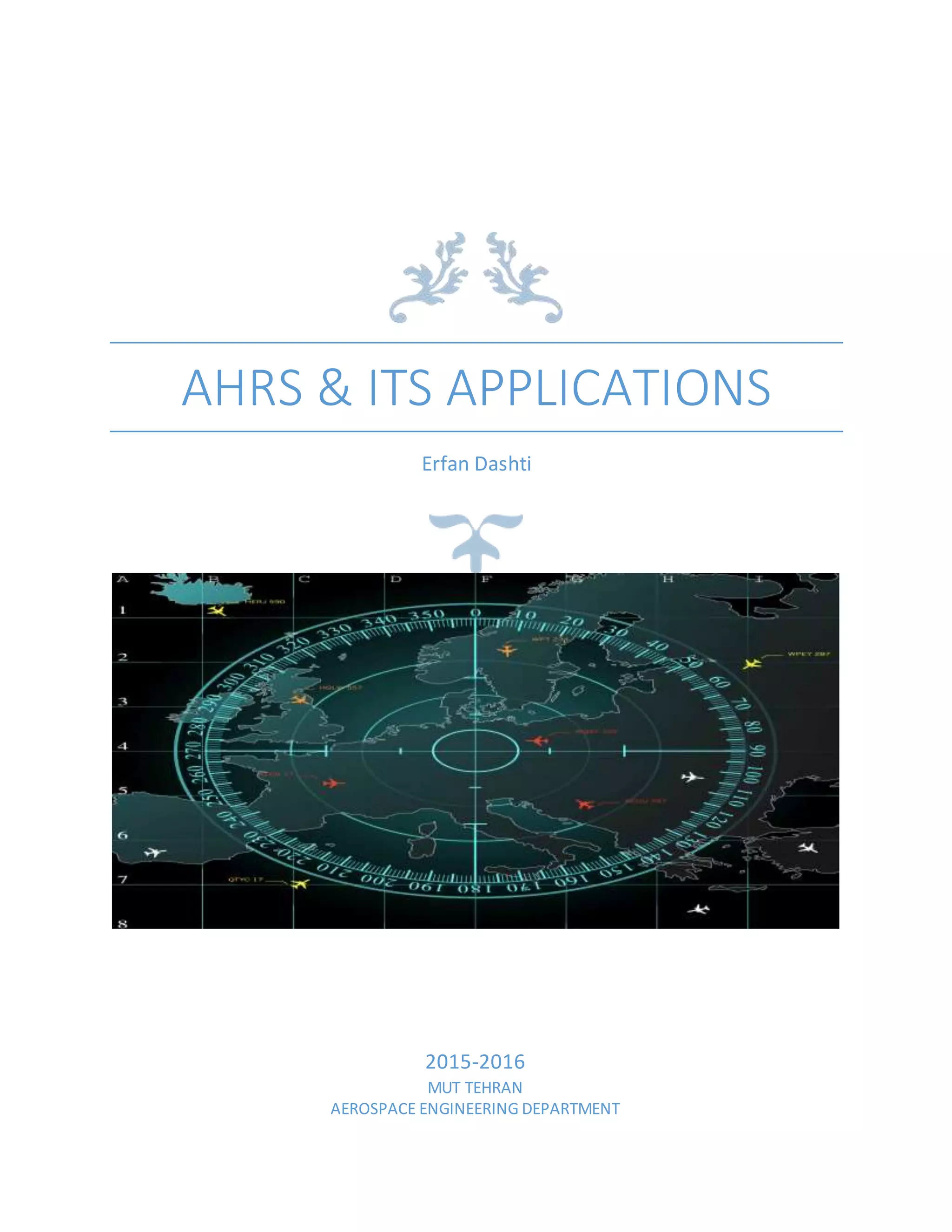 Ahrs navigation mechanism and applications | PDF
