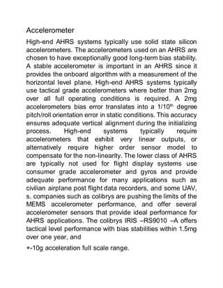 Ahrs navigation mechanism and applications | DOCX