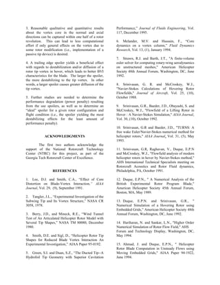 Alterations of the Tip Vortex Structure from a Hovering Rotor using ...