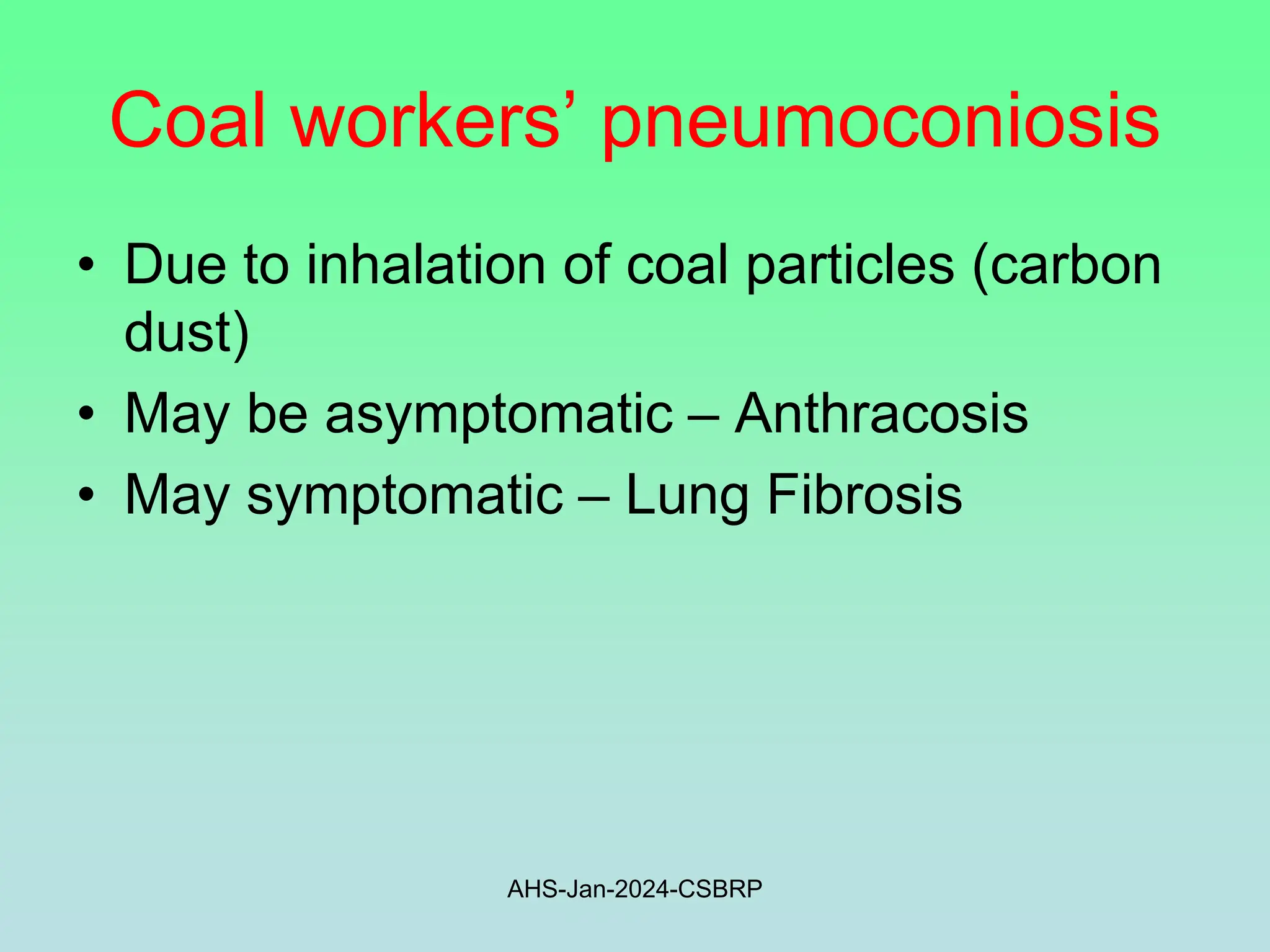 Pneumoconiosis, Lung disease, Dust disease | PPT