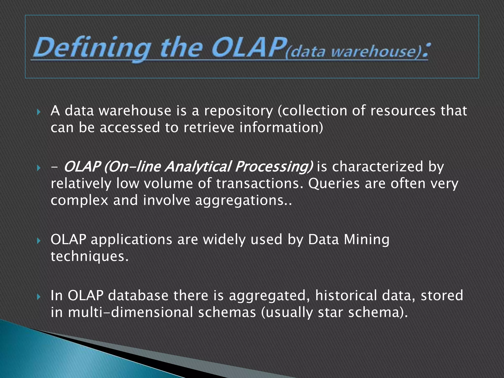OLAP v/s OLTP | PPTX