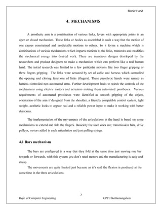 BIONIC HAND | PDF