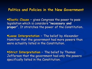 AHSGE Social Studies Ch.3 The United States Government | PPT