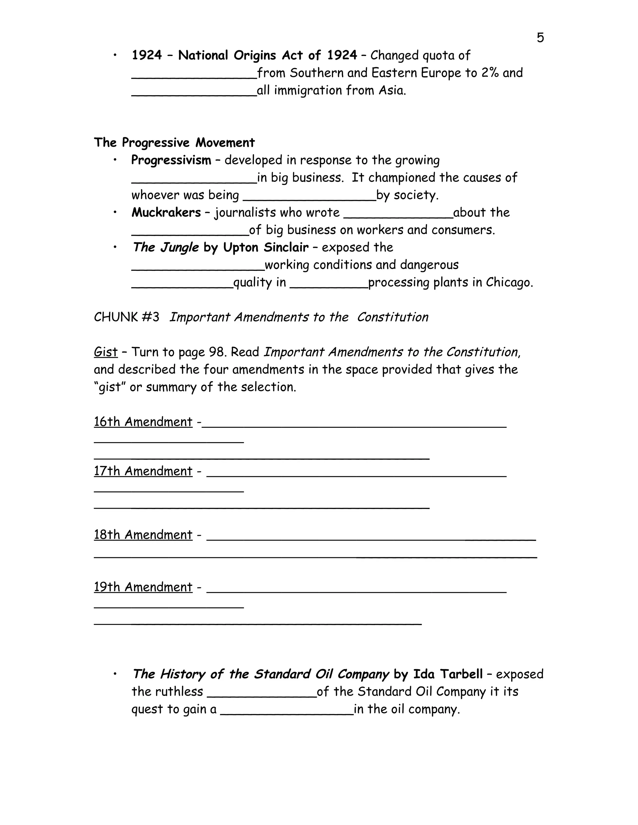 AHSGE Social Studies chapter 7 Studentnotes 1 | DOC