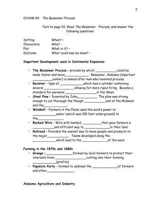 AHSGE Social Studies chapter 7 Studentnotes 1 | DOC