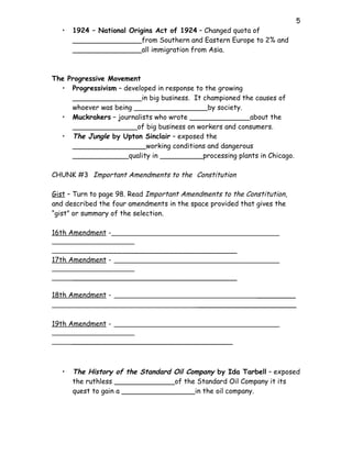 AHSGE Social Studies chapter 7 Studentnotes 1 | DOC