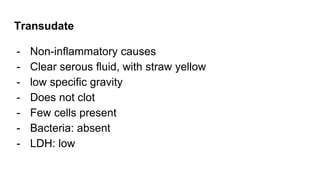 Edema, Transudate vs Exudate - Pathology - Allied courses | PPTX