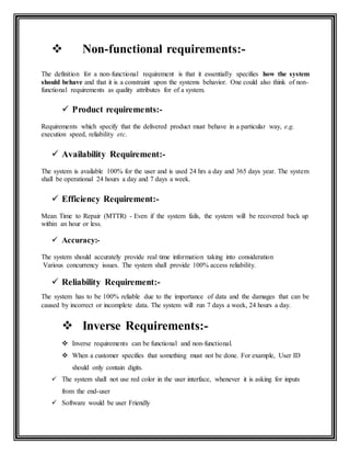 Library Management system requirements | DOCX