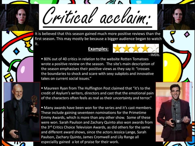 American Horror Story: Asylum Presentation | PPT