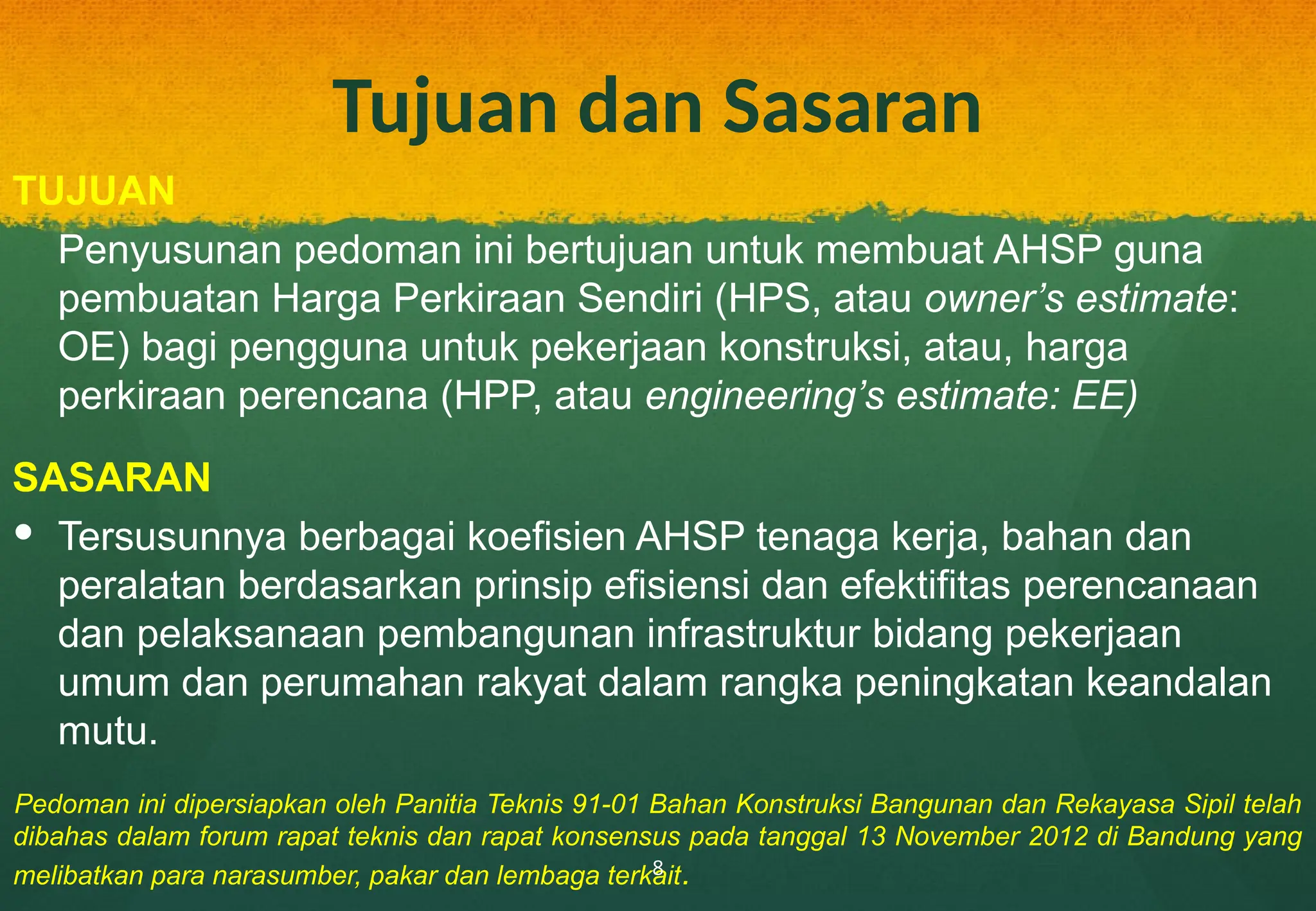 Analisa Harga Satuan Pekerjaan (AHSP) Bidang Pekerjaan Umum dan ...