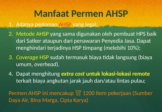 Analisa Harga Satuan Pekerjaan (AHSP) Bidang Pekerjaan Umum dan ...