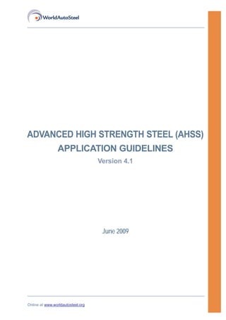 Ahss Application Guidelines 4 1 June 2009 | PDF