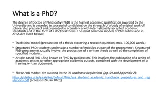 AHSS at UL: the PhD experience | PPTX