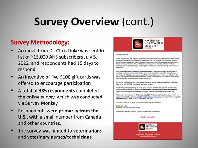2022 AHS Veterinary Professional Survey Results | PPT | Free Download