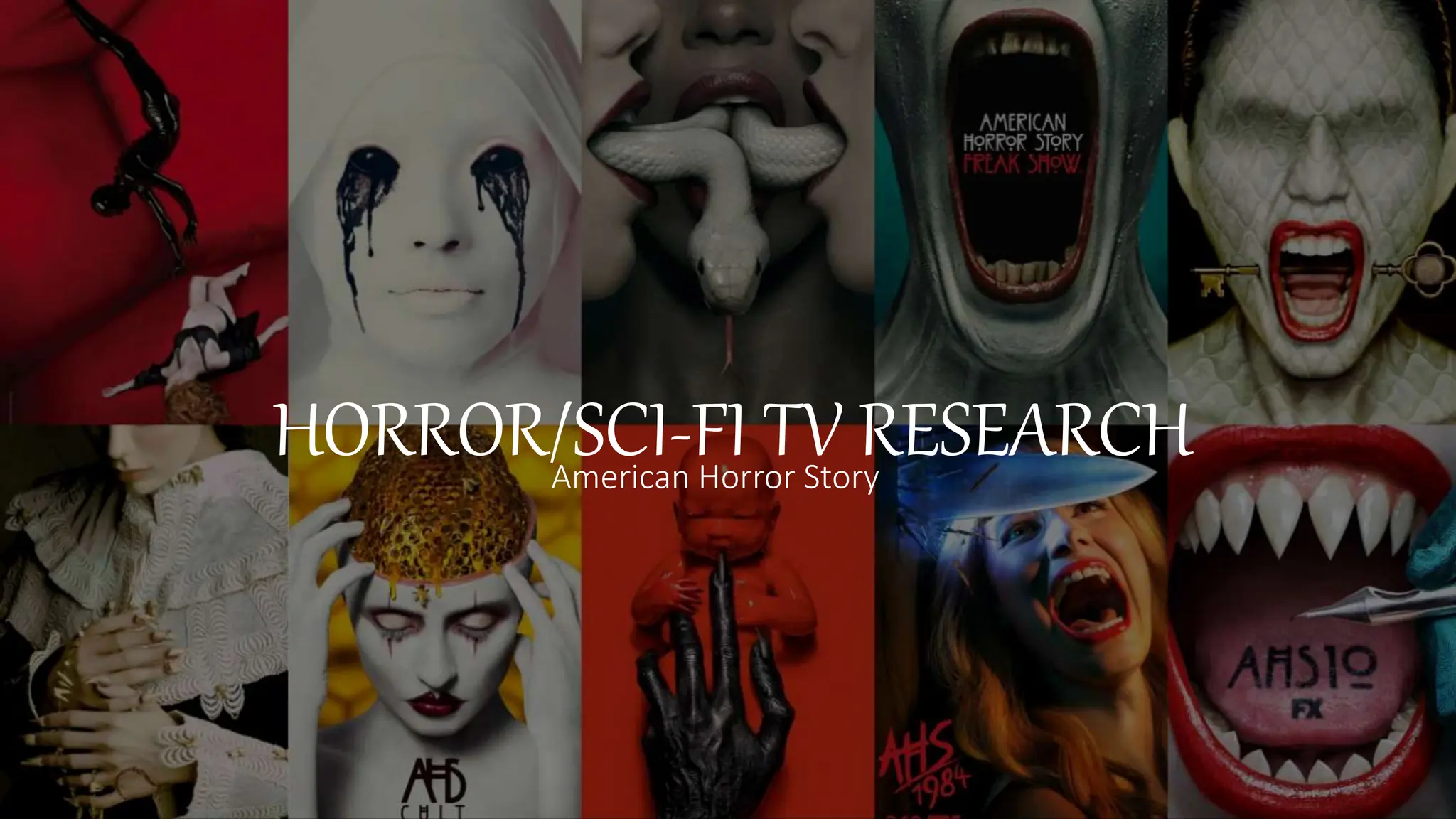 AMERICAN HORROR STORY TITLE SEQUENCE ANALYSIS | PPTX
