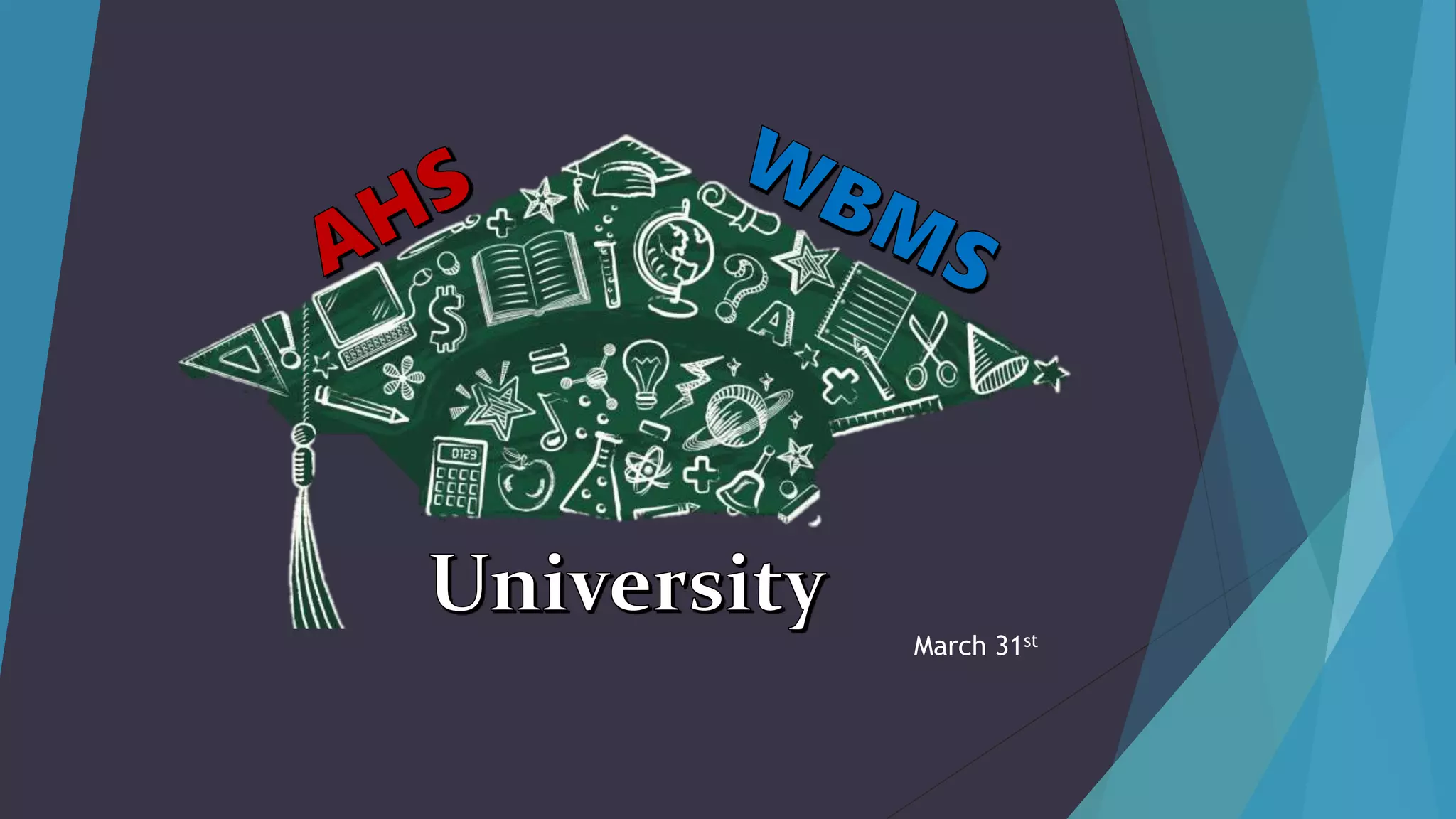 Ahs wbms university sessions overview | PPT