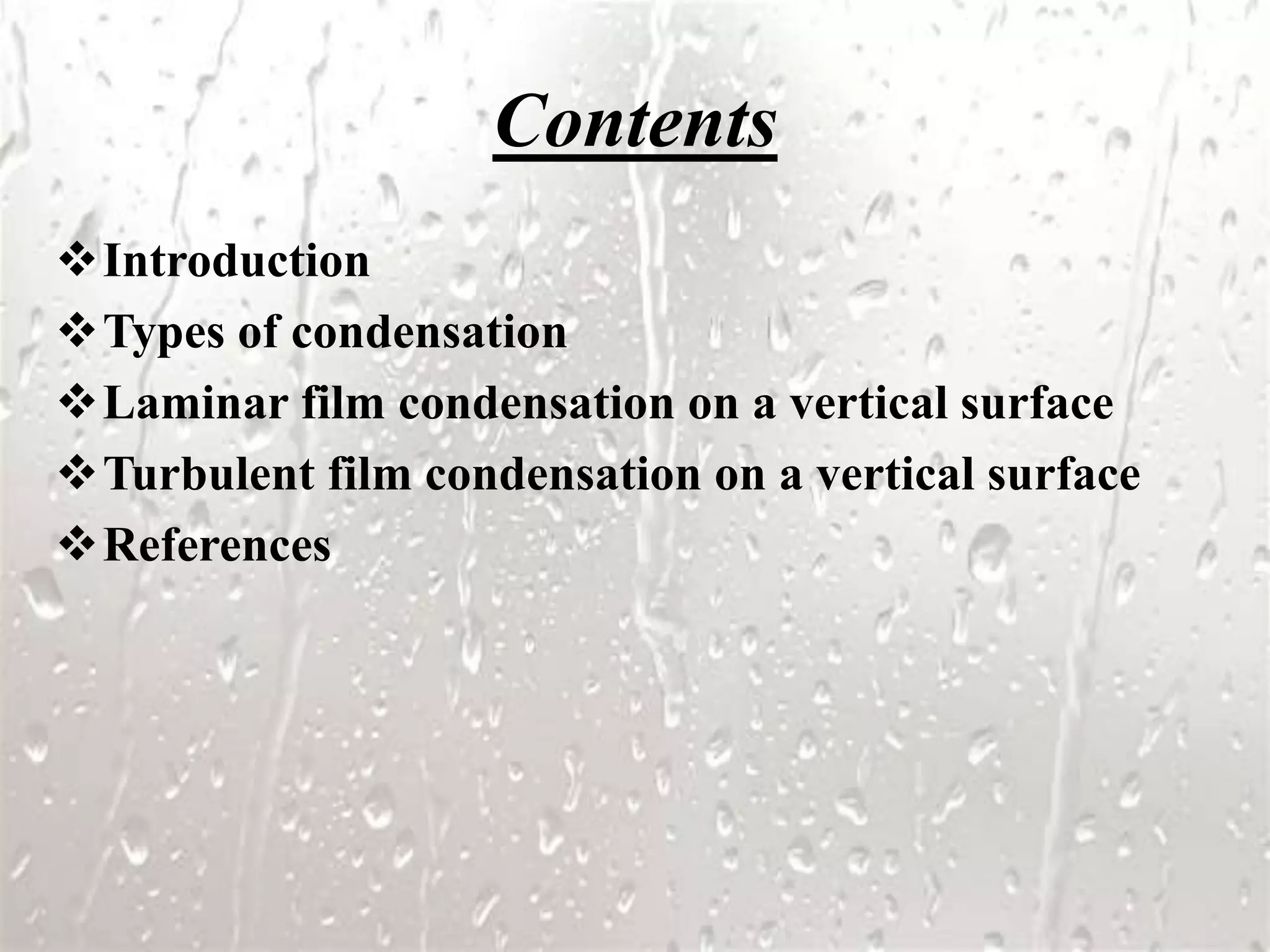 CONDENSATION | PPTX