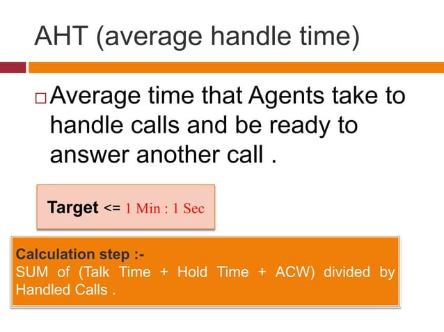 AHT action plan | PPT