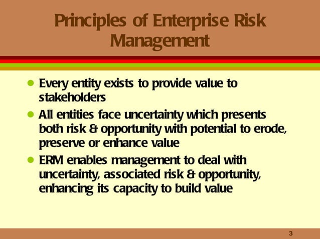 Enterprise Risk Management | PPT