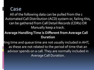 Average Handling Time - Time To Fill | PPT