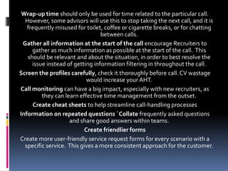 Average Handling Time - Time To Fill | PPT