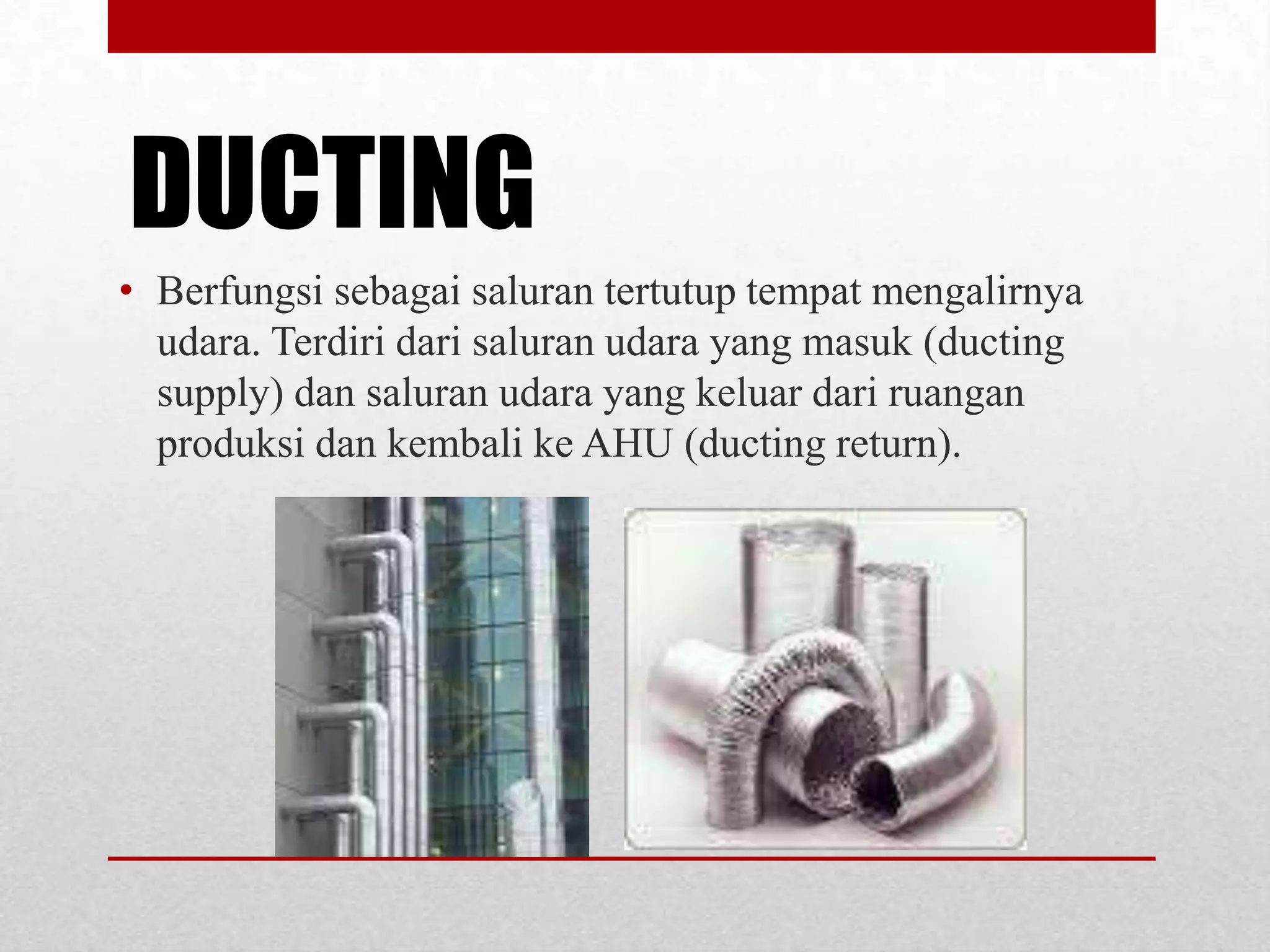 Ahu (air handling unit) | PPTX