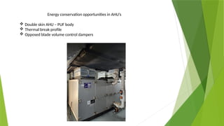 Air Handling Units - an overview - details the basic features | PPTX ...
