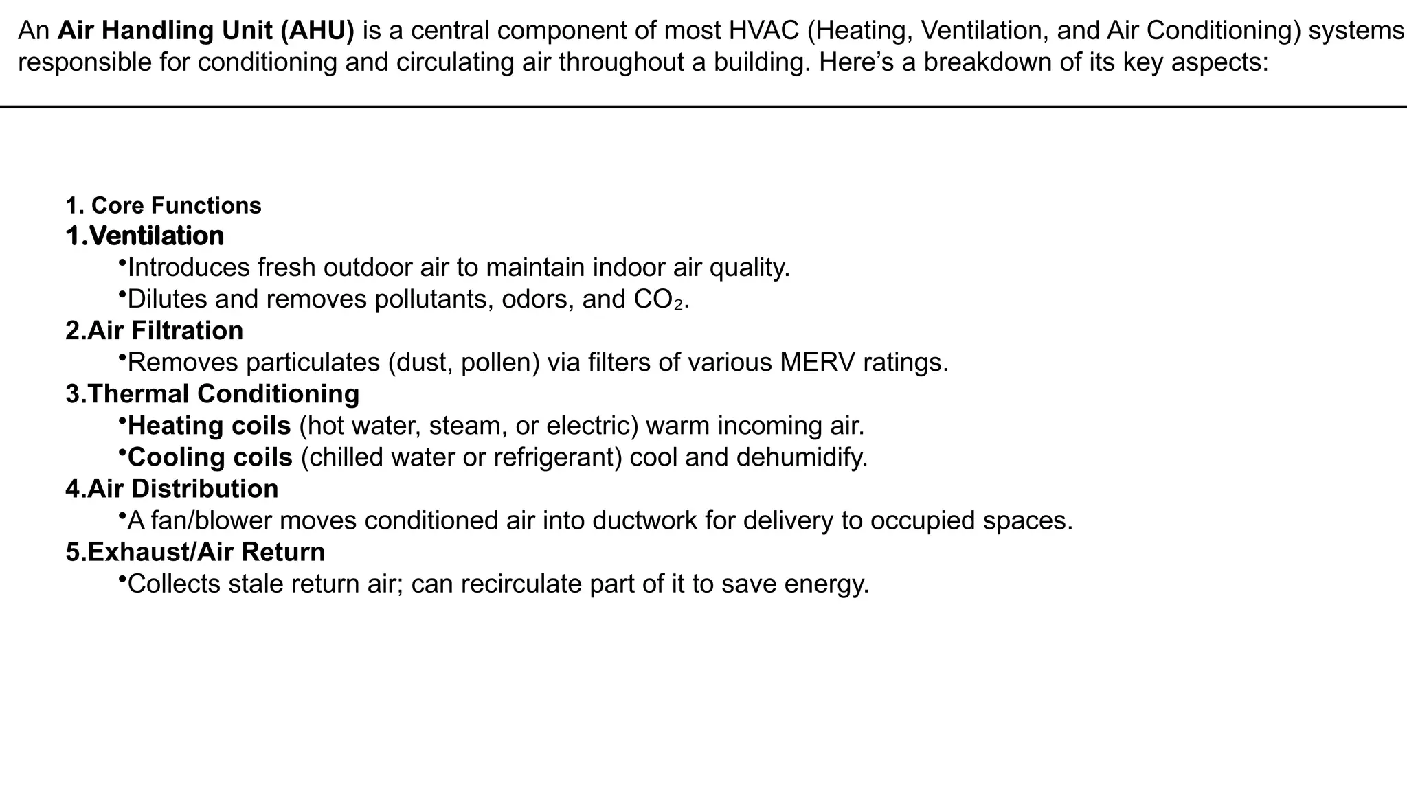 AHU.pptx in this ppt about the ahu in buildings. | PPTX