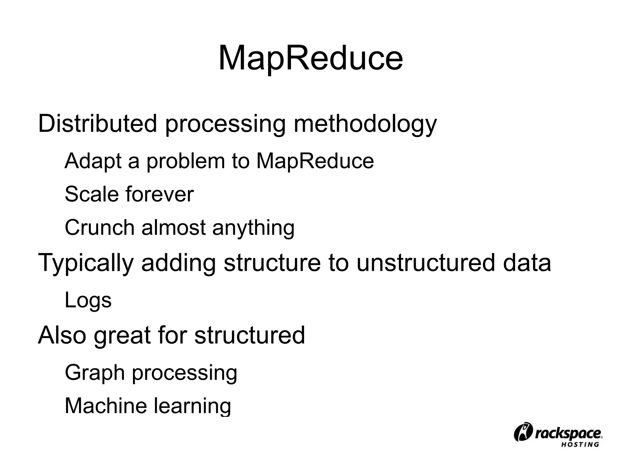 Hadoop And Cassandra At Rackspace Odp Databases Computer Software