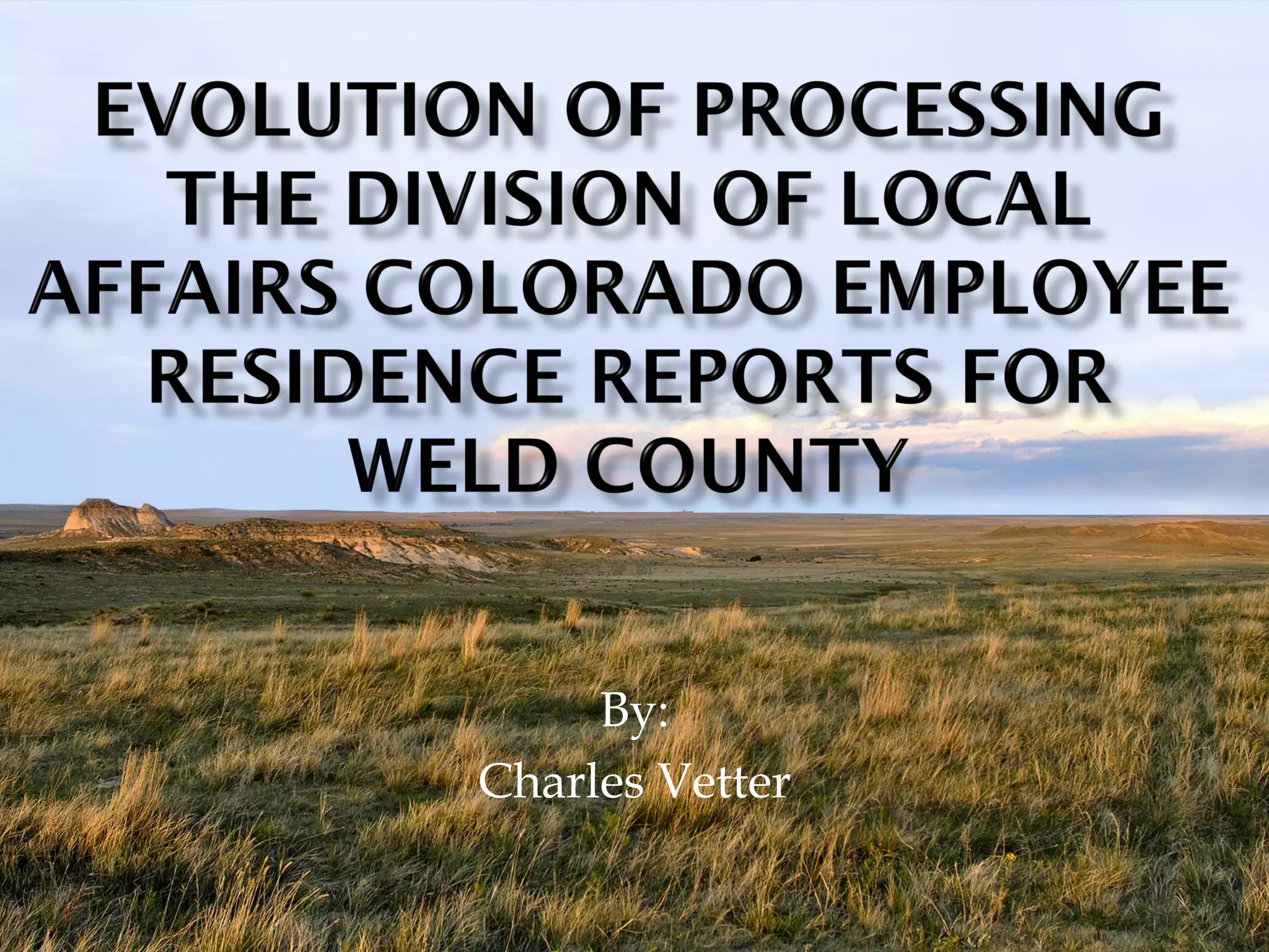 Vetter employee residence reports weld county | PDF | Technology & Computing