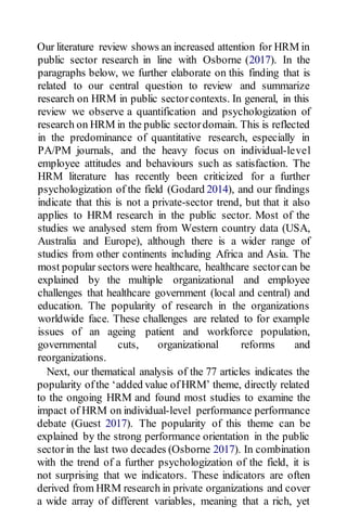 Article review on Human Resource Management | DOCX