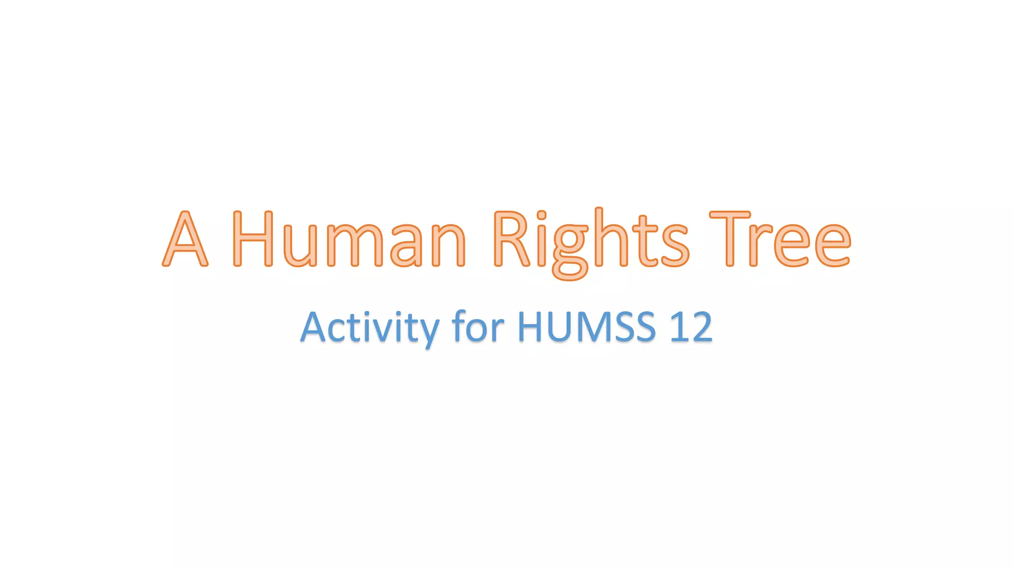 A Human Rights Tree.pptx