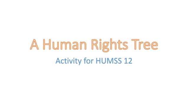 A Human Rights Tree.pptx