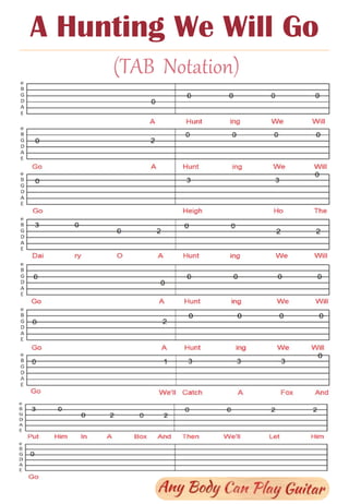 A Hunting We Will Go | PDF